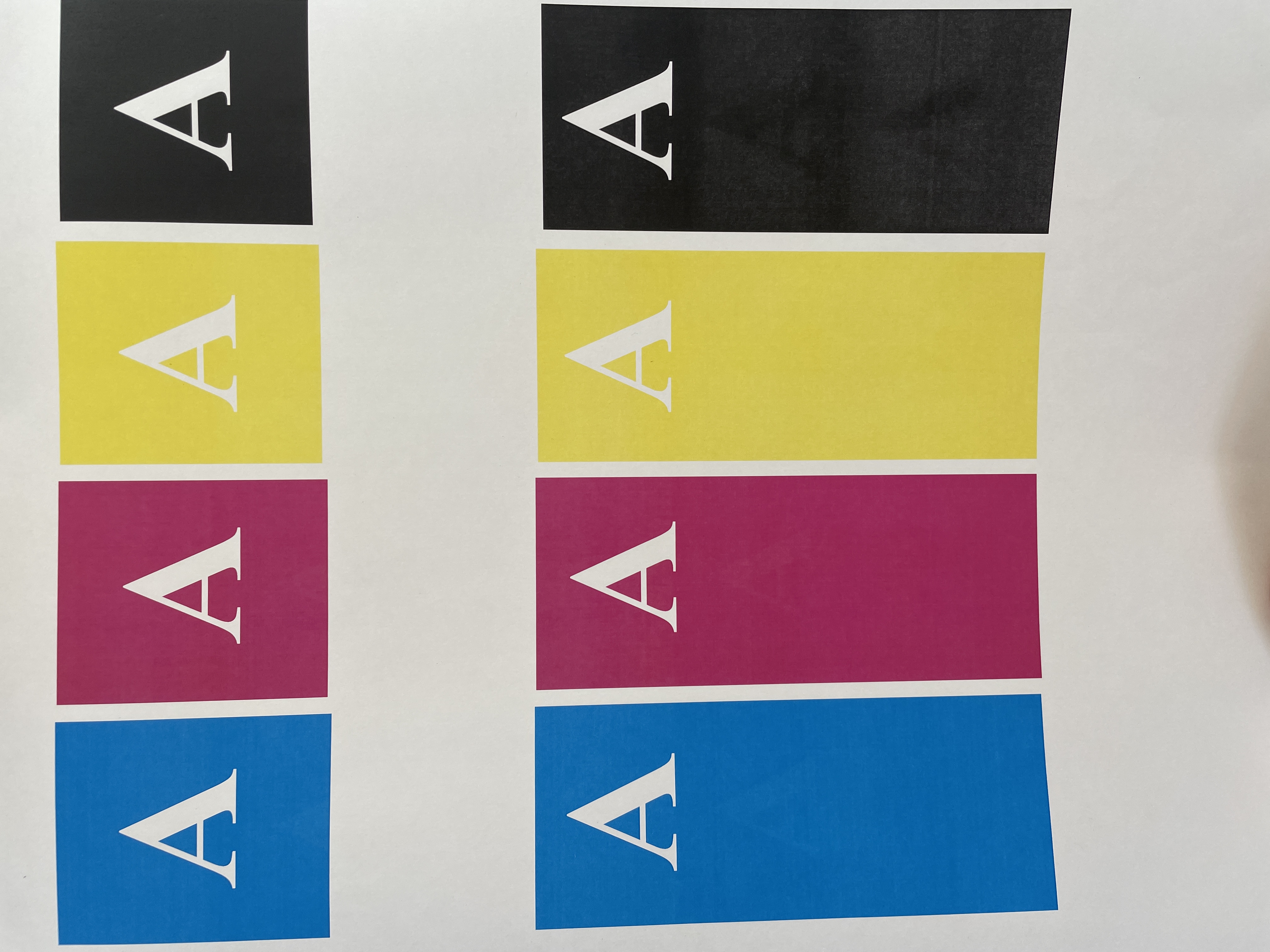 What would be the cause of a Brother color laser printing image ...